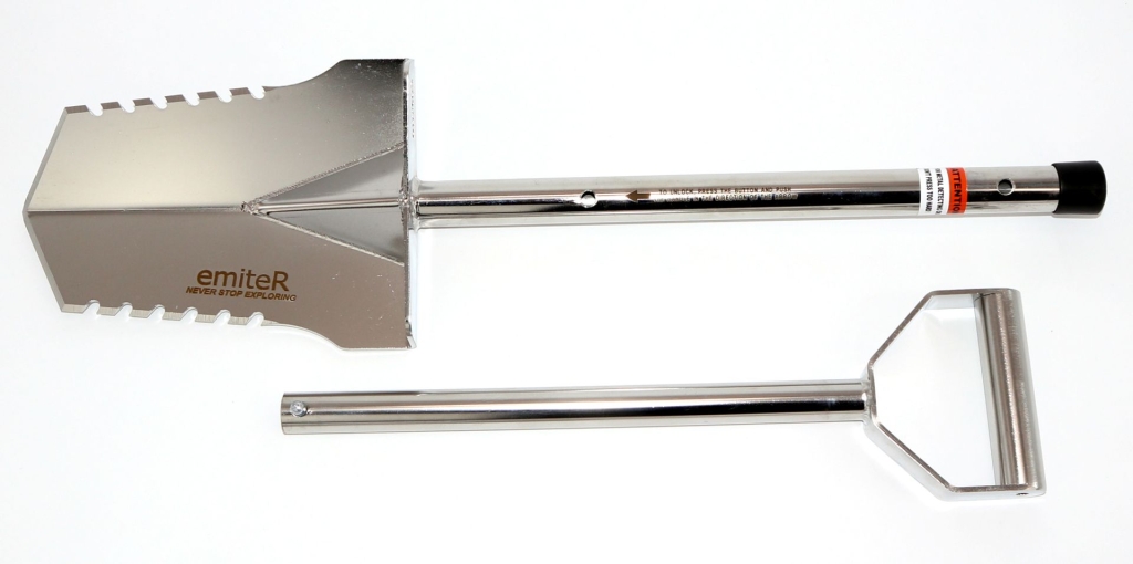 emiteR Edelstahlspaten zweiteilig